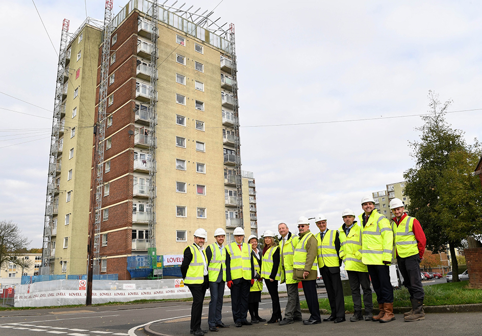 Councillors view progress on multimillion pound Oldbury high-rise ...
