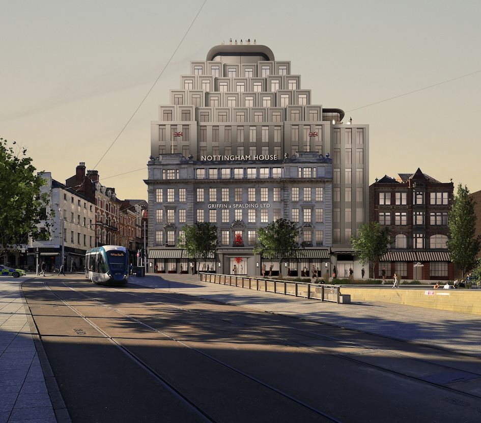 Local architects reimagine Nottingham's former Debenhams building ...