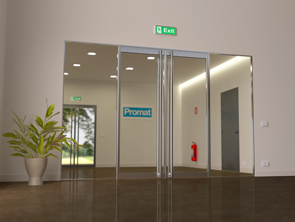 Beautifully engineered glass doors balance fire safety with aesthetics ...